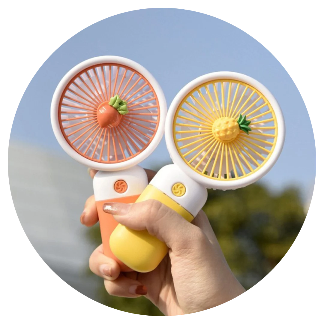 Mini Electric Fans for Kids – Safe, Fun & Colorful Cooling Fans – Giftoo