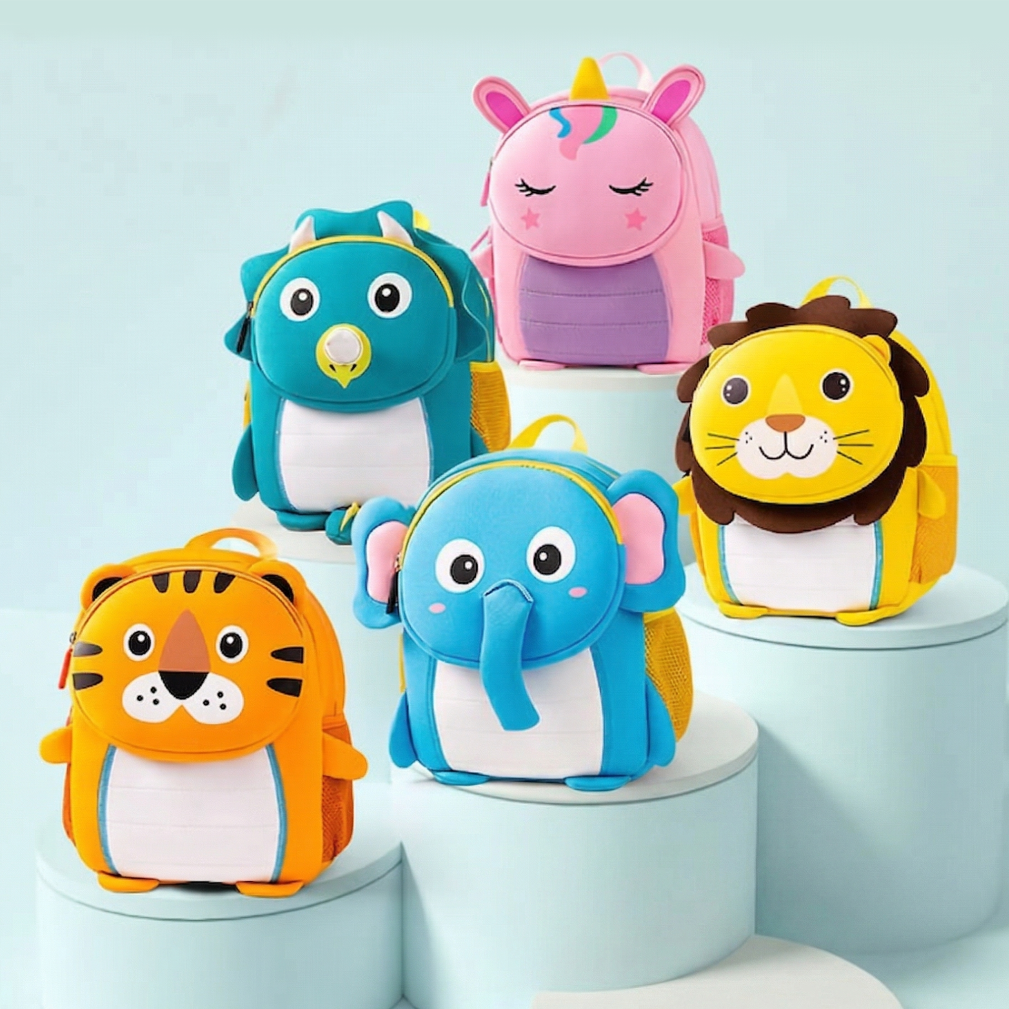 Cute 3D Zoo Animal Kids School Bag | Toddler Bag – Giftoo