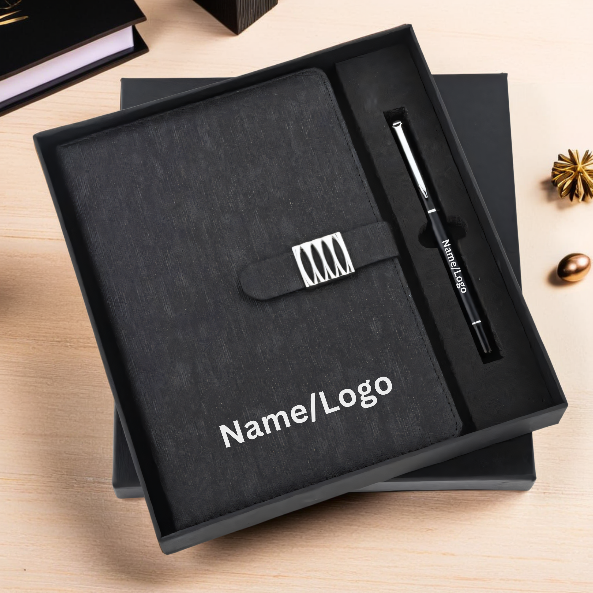 The Perfect Corporate Gift Classic Notebook & Pen – Giftoo