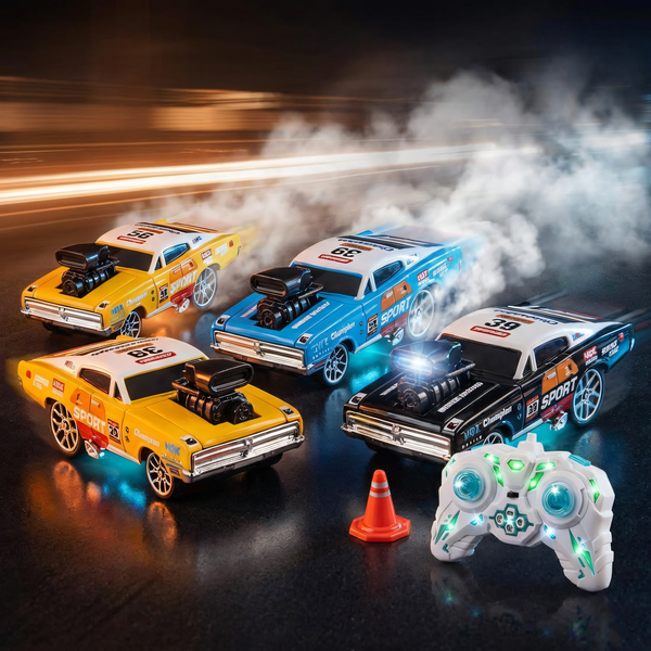 Alloy Remote Control Metal Drift Car | 1:64 Scale | Mini High-Speed Ra ...