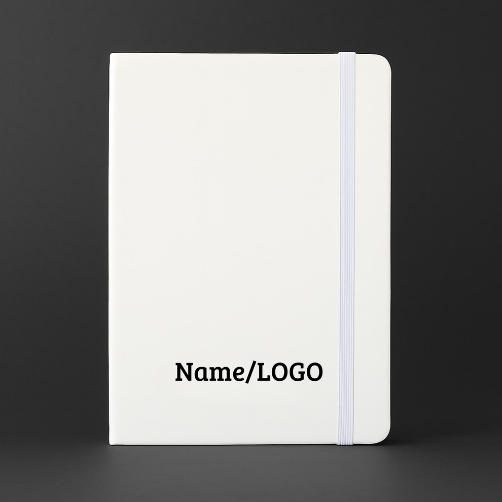 Personalized A5 White Notebook – Giftoo
